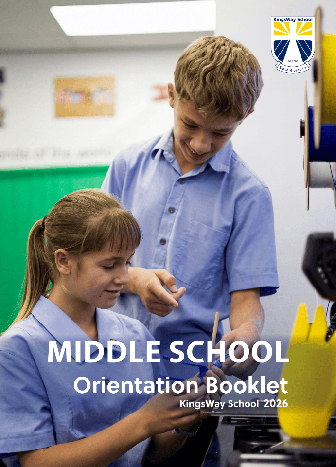 Middle School Orientation Booklet - KingsWay School